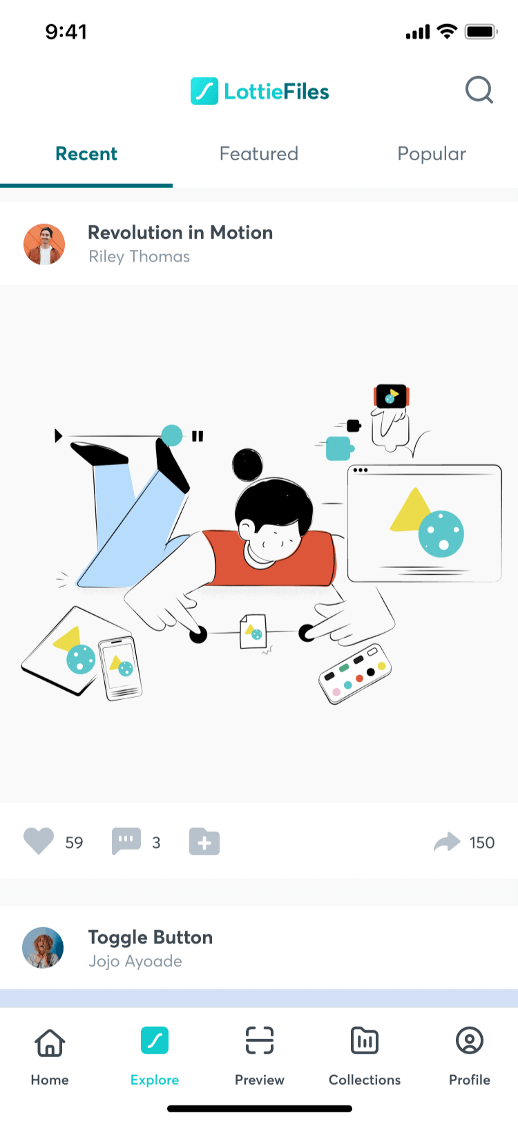 LottieFiles Mobile App